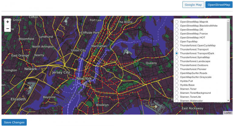 Custom Map Styles - GeoDirectory