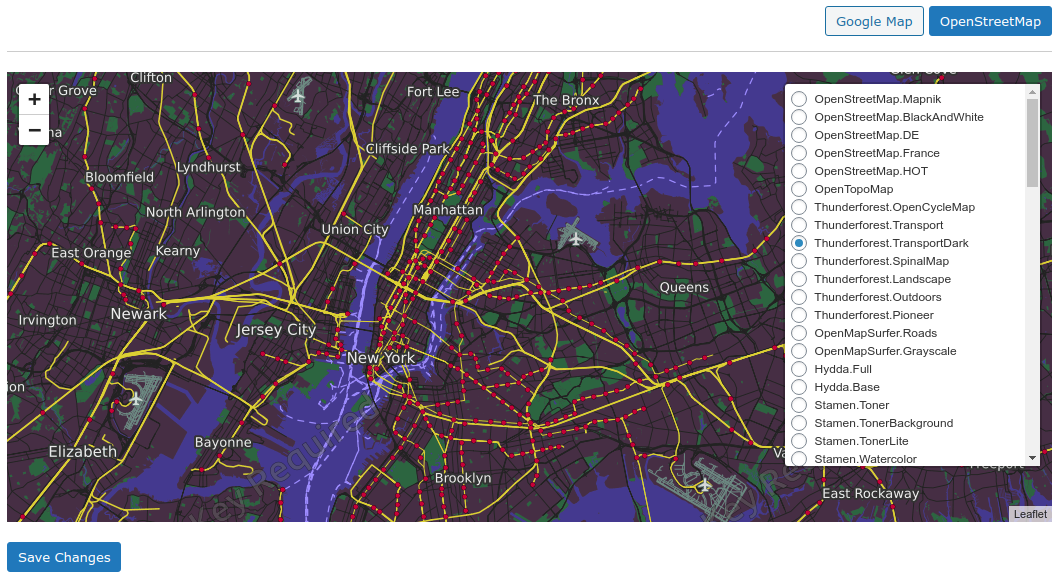 Custom Map Styles - GeoDirectory